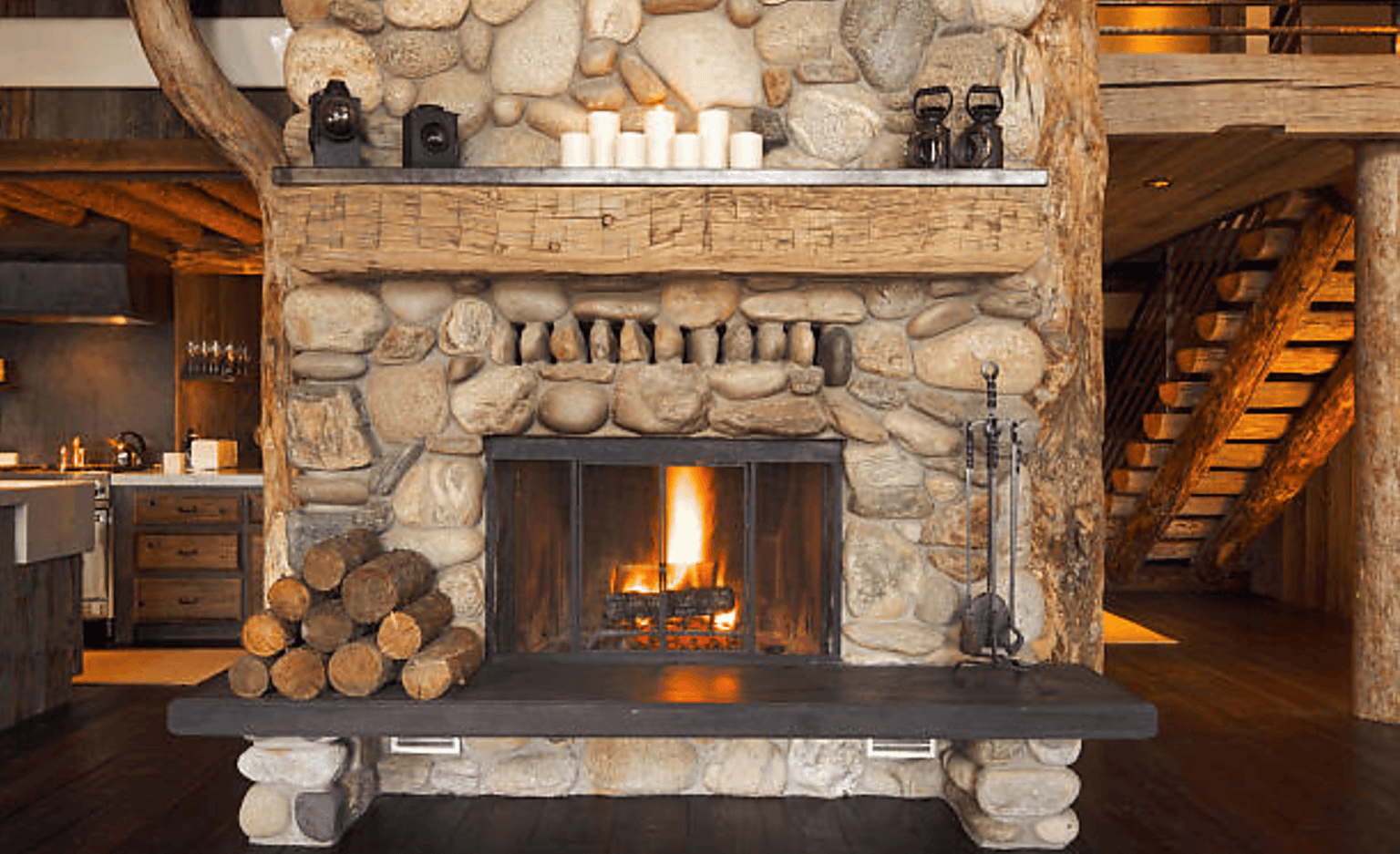 How To Build A Stone Fireplace - The Survival Way