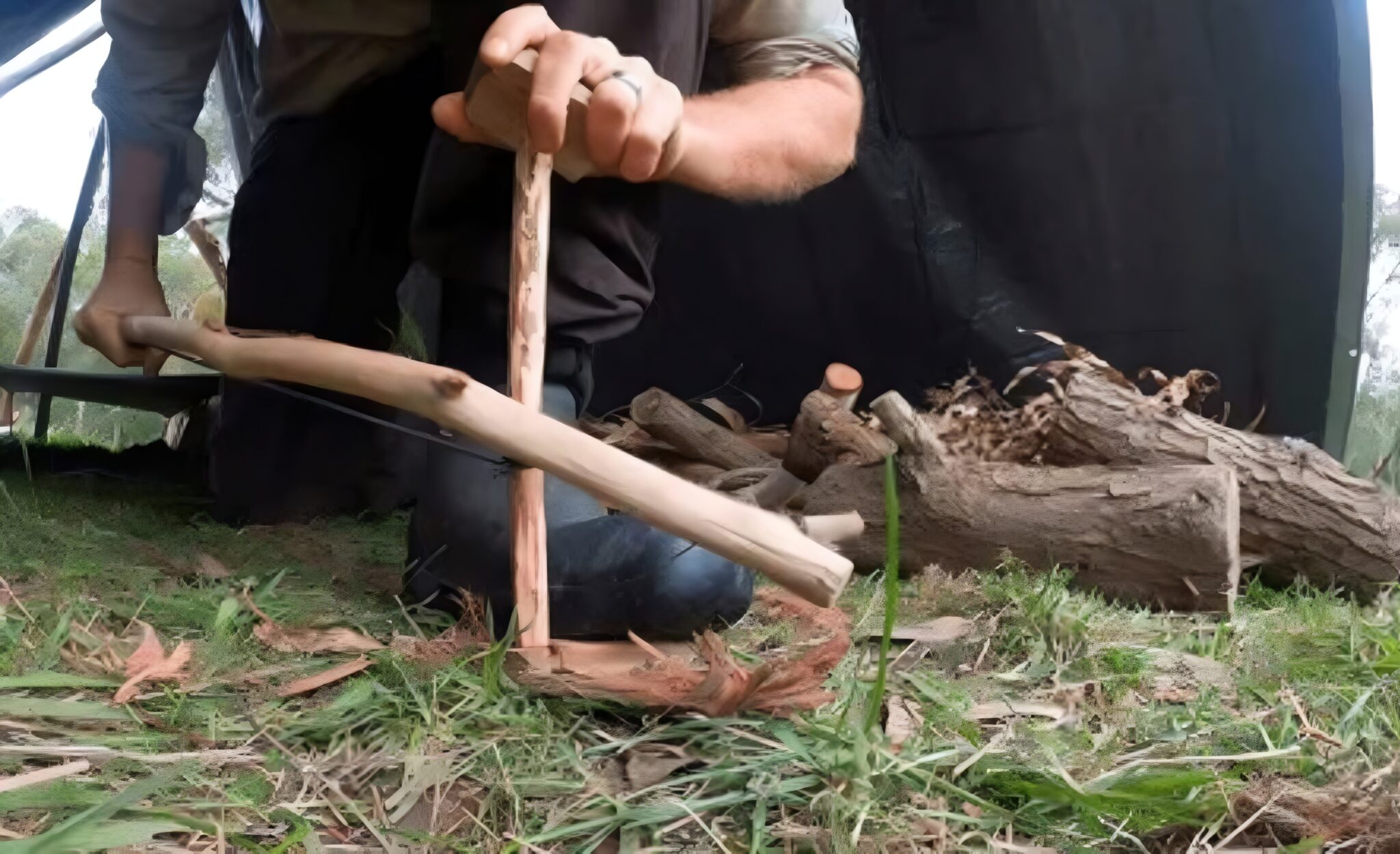 Starting A Fire With A Bow Drill - The Survival Way
